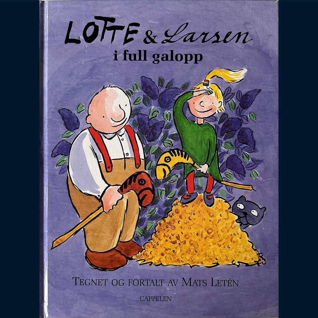 Letén, Mats: Lotte og Larsen i full galopp – Bokstaveriet
